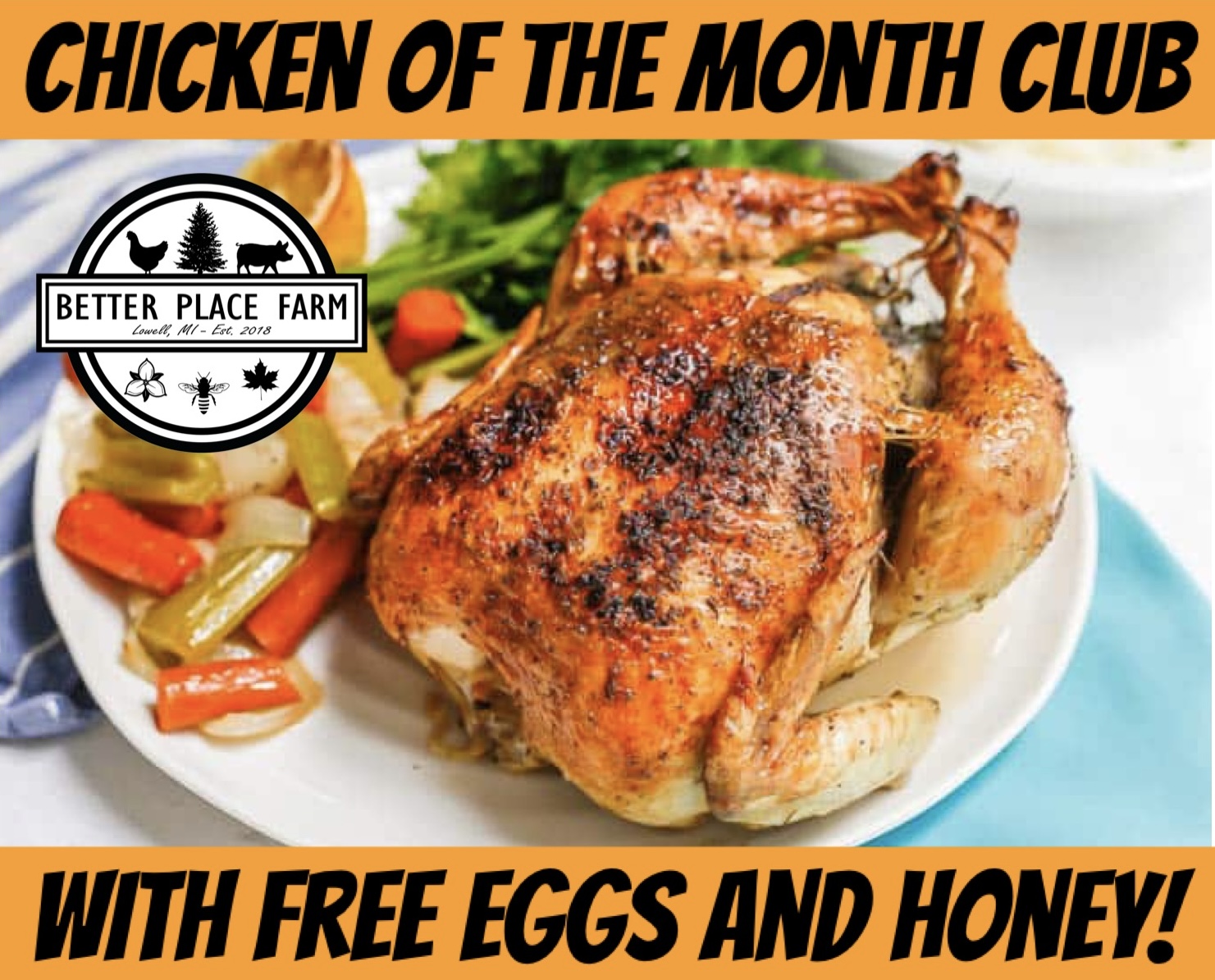 Chicken Of The Month Club - Better Place Farm